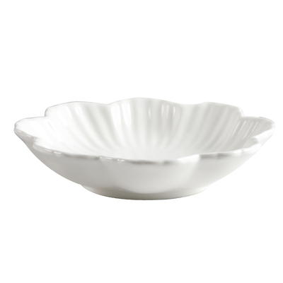 纯白西式风甜品沙拉碗