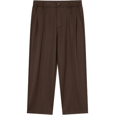 JDV商场同款咖啡色棉质休闲裤