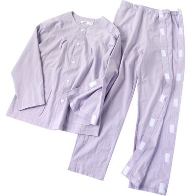 欣巷纯棉病号服易穿脱护理服夏季