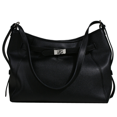 真皮简约百搭单肩斜挎托特包EZRO