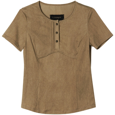 【zt zhuangtai狀態】EXCEPTION例外女装2025新品夏季短袖修身T恤