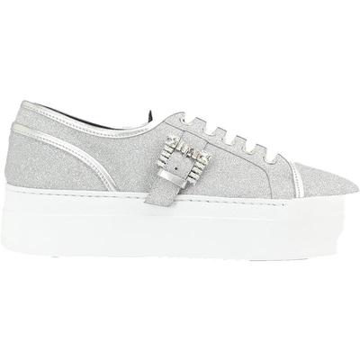 Sergio Rossi/SR女鞋SR TWENTY BUCKLE系列平底鞋板鞋休闲鞋