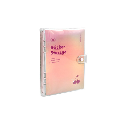 iconic透明搭扣A5活页相片小卡册