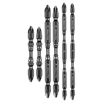 十字批头PH1/PH2/PH3风电动螺丝刀手电钻强磁圈披头高硬度