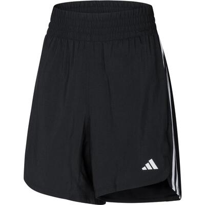 adidas阿迪达斯女子PACER WVN HIGH三条纹运动训练短裤IT7760