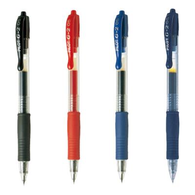 日本百乐G2按动中性笔学生考试用