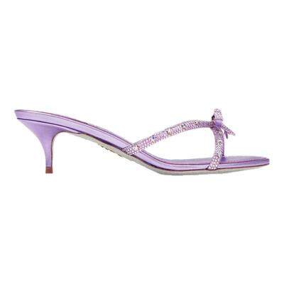 【春夏新品】RENE CAOVILLA LYNETTE系列水钻女士高跟凉鞋
