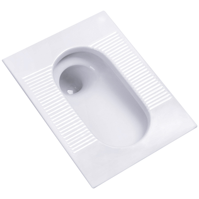 斜冲式防溅水蹲便器蹲坑式套装