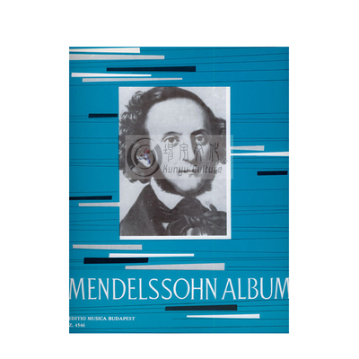 门德尔松 钢琴专辑 钢琴独奏带指法 布达佩斯原版乐谱书 Mendelssohn Bartholdy Felix Album for piano Z 4546