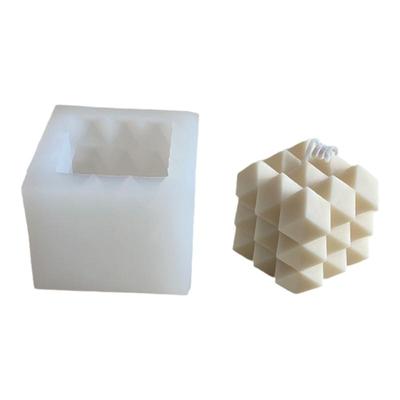 魔方diy香薰蜡烛硅胶模具