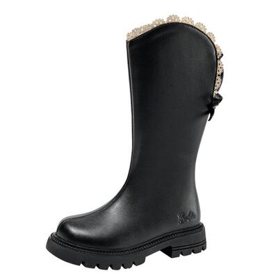 芭比时装靴公主女童长筒靴