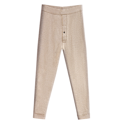 ab内衣男士保暖裤罗纹羊毛复合双层加厚弹力柔软舒适男士长裤D941