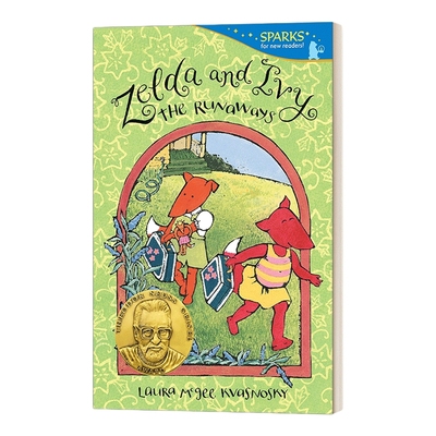 英文原版 Zelda and Ivy The Runaways 泽尔达和艾薇 逃亡乐队 5-9岁儿童幽默故事绘本 Laura McGee Kvasnosky 英文版 进口书籍