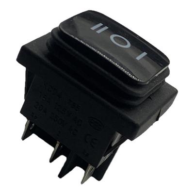 防尘防水船型电源开关 转向换向 6脚3档 前进 后退 正反转开关16A