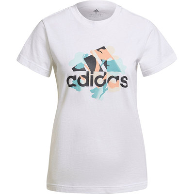 Adidas/阿迪达斯正品当季新款女圆领透气休闲运动短袖GT8807