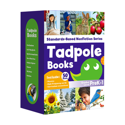 小book点Jump百科分级读物英语启蒙美国Tadpole Books 蝌蚪系列 Bullfrog Books 牛蛙系列平替RAZ海尼曼分级阅读3岁+儿童绘本