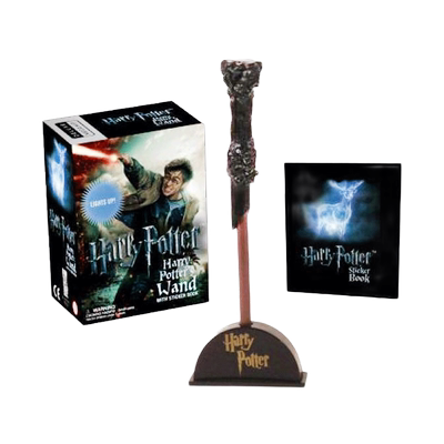 英文原版 Harry Potter Wizard's Wand with Sticker Book 哈利波特周边 魔杖和贴纸书套装 英文版 进口英语原版书籍
