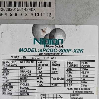 〔议价-可维修〕Nipron电源  EPC-300P-X2K 库卡KRC
