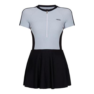 裙式显瘦遮肚保守泳装女