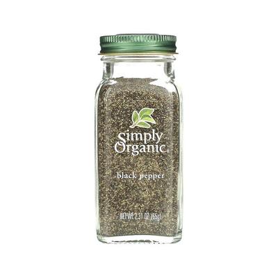 香港直发simply organic黑胡椒调味料餐桌调味品65g浓郁