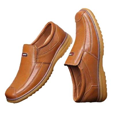 头层牛皮新款耐磨男鞋