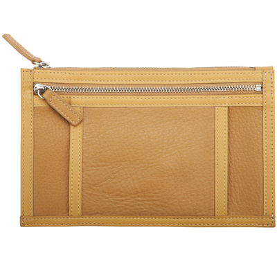 品仕男士超薄牛皮腰包手机证件袋