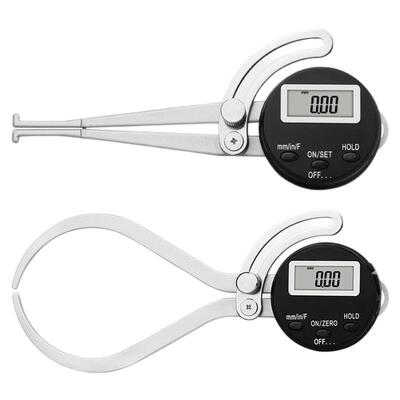 韦度WD数显卡规外卡0-25/0-150内卡12.7-165带手柄卡钳测厚测量仪