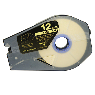 适用丽标C-210E/210T/100T不干胶打印白贴纸6/9/12mm黄LB-1109Y