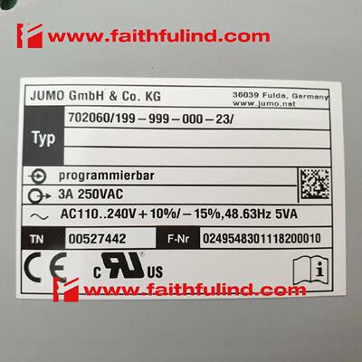 议价JUMO 00527442 久茂温控器 iTRON DR100  702060/199-999-000
