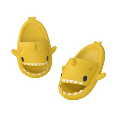 babycrayon儿童厚底拖鞋鲨鱼踩屎感夏季外穿洗澡家居女童室内