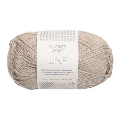 SANDNES LINE 燕麦短袖棉麻线材料包  毛线和教程 非成品