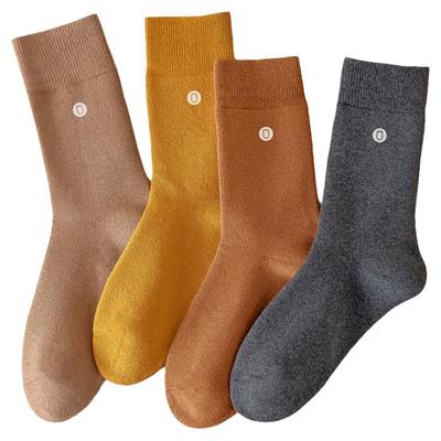 有内younei保暖女生纯棉毛圈袜子