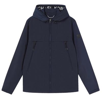 MK男士拉链连帽夹克外套