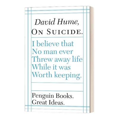 英文原版 On Suicide 论自杀 英文版 Penguin Great Ideas 进口英语原版书籍