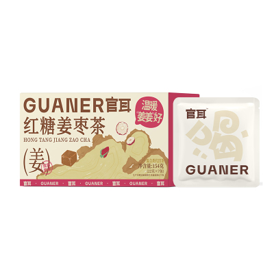 官耳红糖姜枣桂圆玫瑰暖养茶