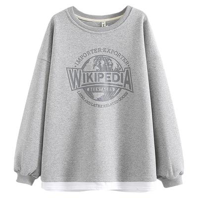 春秋装韩版卫衣女宽松潮妹妹减龄