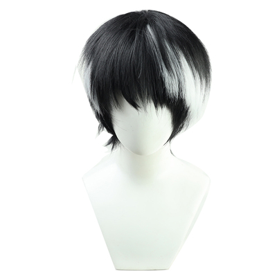 【自由人】假面骑士ex-aid 花家大我cos假发黑白色反翘