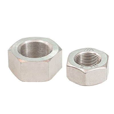 304不锈钢六角细牙螺母螺帽