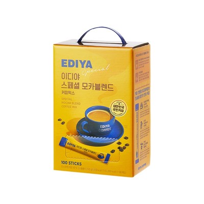 韩国EDIYA速溶三合一摩卡拿铁