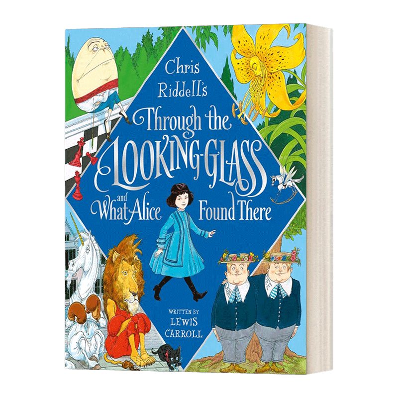 英文原版 Through the Looking-Glass and What Alice Found There 爱丽丝镜中奇遇记 精装 英文版 进口英语原版书籍