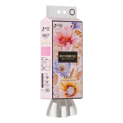 吉多多1400张6提5层加厚抽纸纸巾