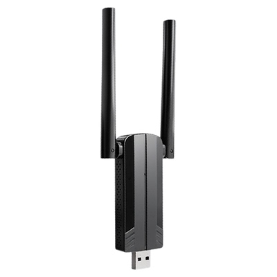 WiFi6千兆USB无线网卡外置高增益天线AX1800台式机笔记本wifi接收器千兆5G/2.4G双频AX1800M无线网卡USB3.0