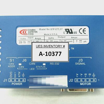 Copley Controls STP-075-07 Stepper Motor Drive Stepnet Used