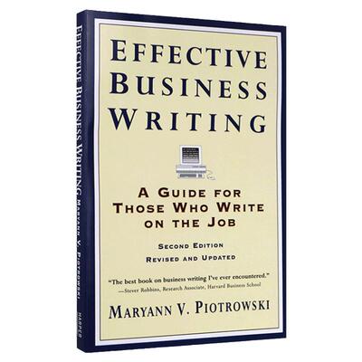 高效商务英语写作 英文原版 Effective Business Writing 工具书 英文版 Maryann V. Piotrowski 进口英语书籍 可搭onwritingwell