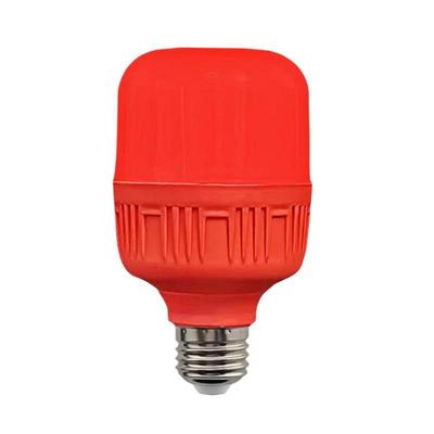 红色LED灯泡 红光灯笼E27螺口卡口5W 10W 30W 60W喜庆节日气氛灯