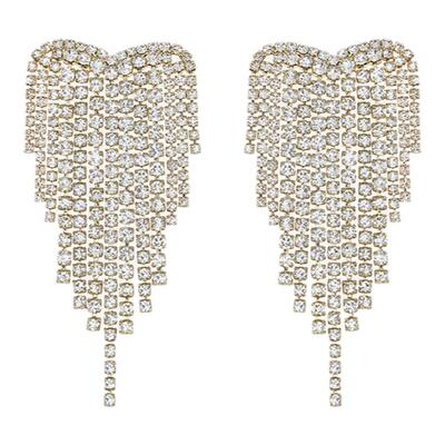 nothingbutmini爱心瀑布耳环水晶