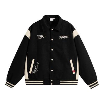 可口可乐棒球服夹克外套