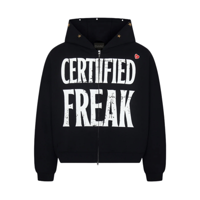 Grailz联名zico裂纹字母拉链外套