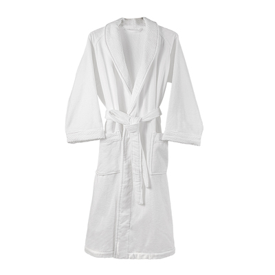 瑞吉酒店青果领浴袍全棉割绒