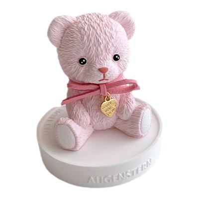 情侣可爱小熊泰迪创意车载香薰摆件中控台车饰品汽车香水伴手礼物